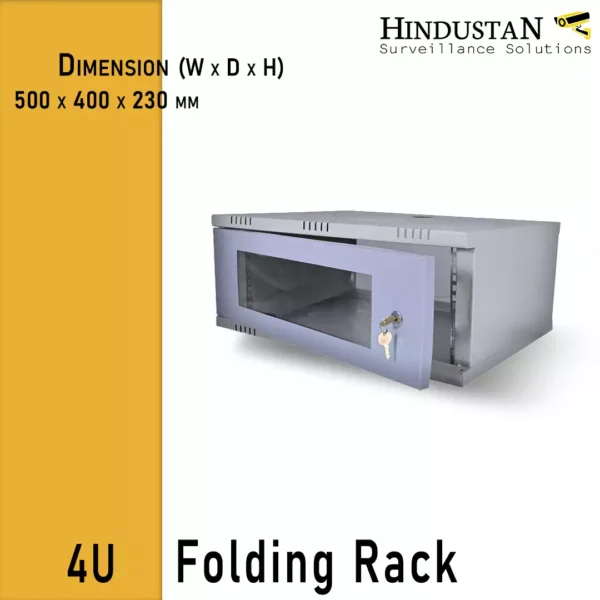 4U STANDARD-FOLDING RACK – Hindustan Surveillance Solutions