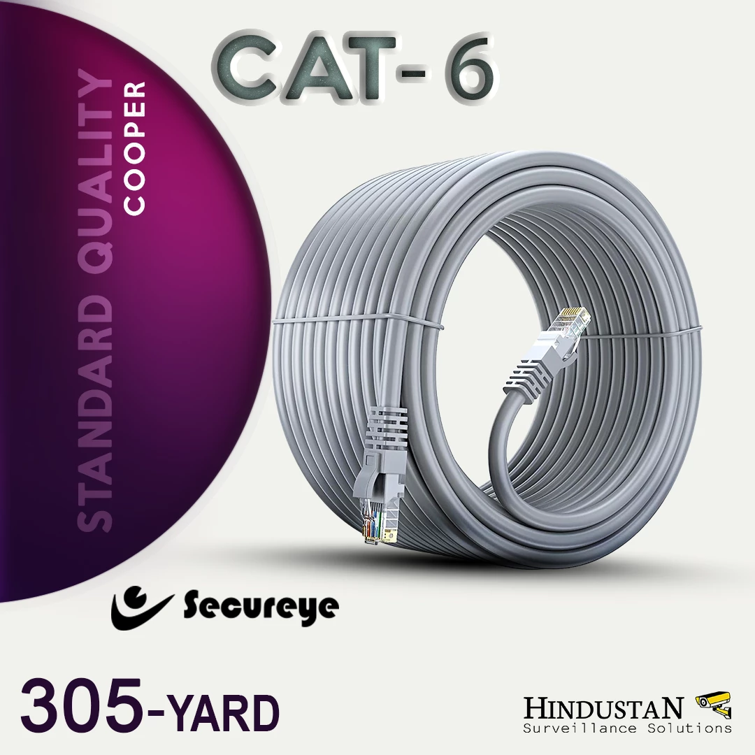 CAT-6 SECUREYE | CCA | 305 mtr – Hindustan Surveillance Solutions